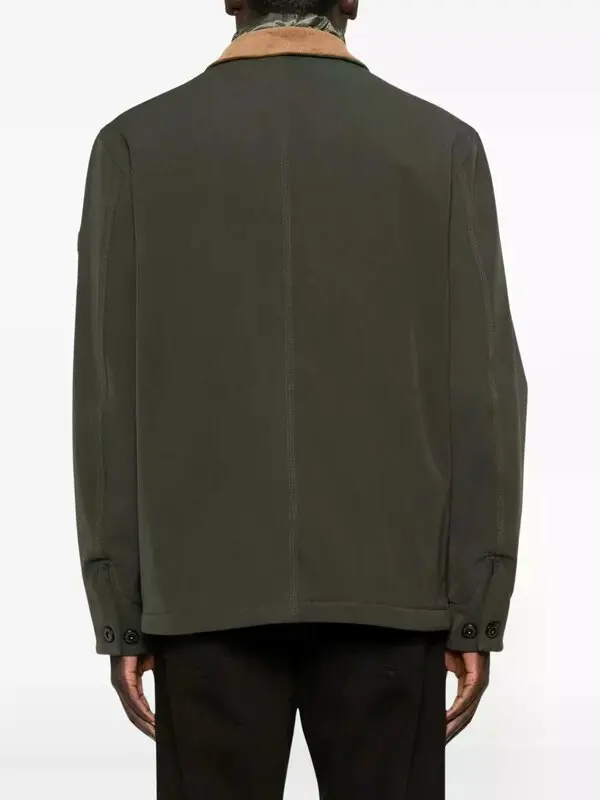 Peuterey Corduroy-collar Patch-pocket Coat