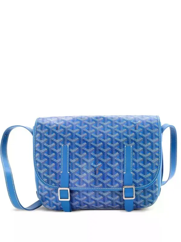 Goyard Belvedere Messenger Bag Coated Canvas Mm - Blue