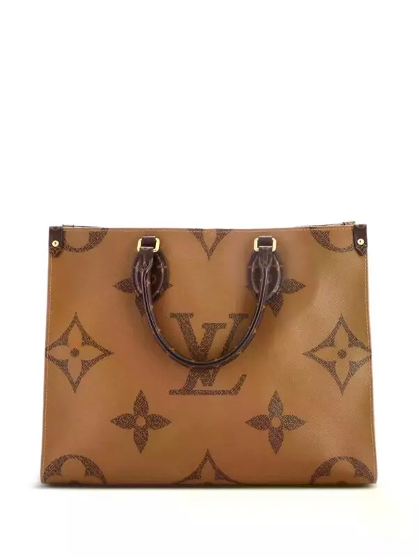 LOUIS VUITTON Monogram Tote Bag - Brown
