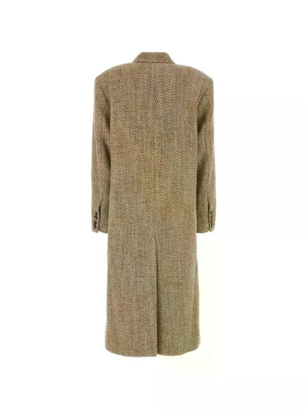 MARANT ETOILE Pilda Herringbone-knit Coat