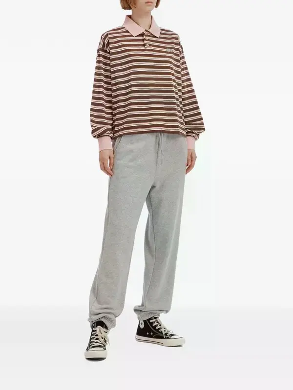 CHOCOOLATE Horizontal-stripe Polo Shirt