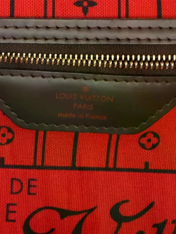 LOUIS VUITTON Damier Neverfull Mm Tote Bag - Brown