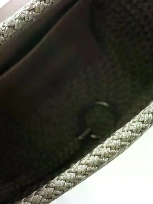 Balenciaga Woven Nylon Ibiza Basket Bag - Green
