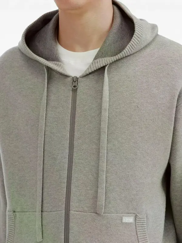 Izzue Logo-print Zip-up Hoodie