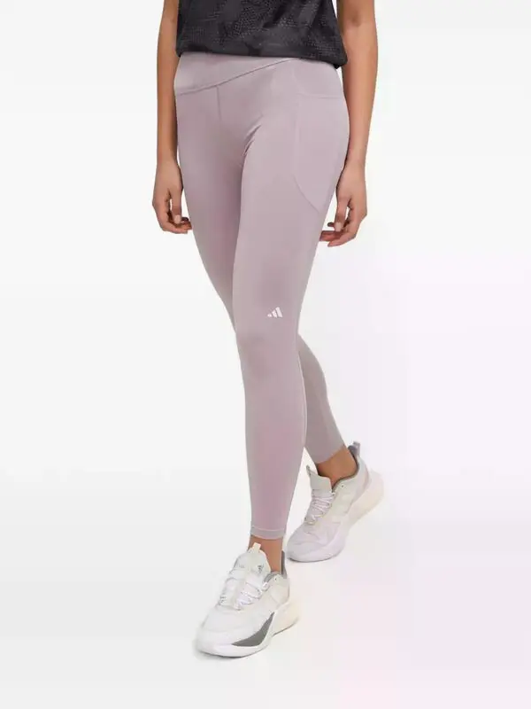Adidas Dailyrun 7/8 Logo-print Leggings - Purple