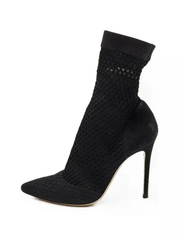 GIANVITO ROSSI Knit-fabric Ankle Boots