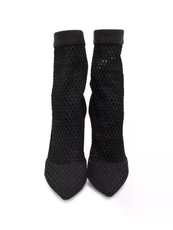 GIANVITO ROSSI Knit-fabric Ankle Boots
