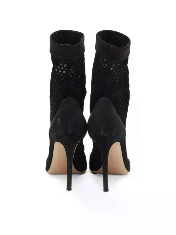 GIANVITO ROSSI Knit-fabric Ankle Boots