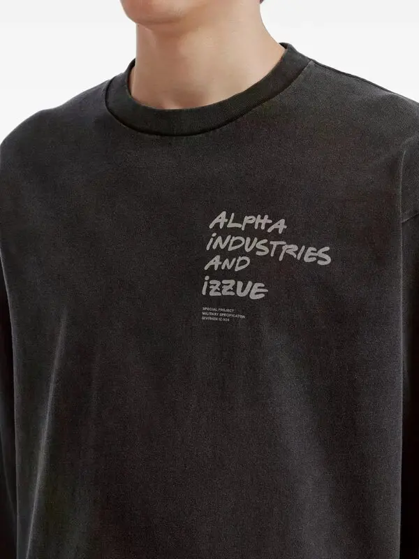 Izzue Logo-print Long-sleeve T-shirt