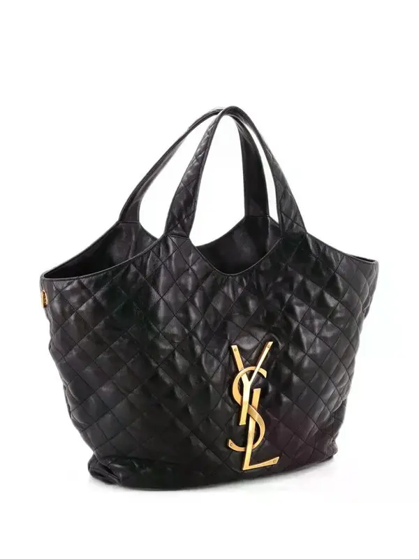 Saint Laurent Icare Shopping Quilted Leather Maxi Tote Bag