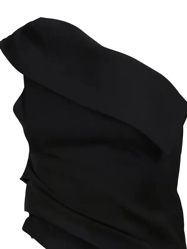 BOHEMSEO One-shoulder Asymmetric Blouse