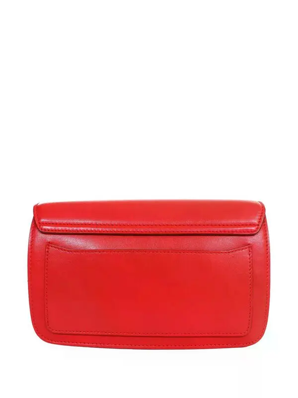 Chloé Calfskin And Suede C Chain Crossbody Bag - Red