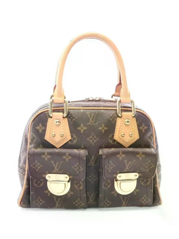 LOUIS VUITTON 2006 Pm Manhattan Tote Bag - Brown