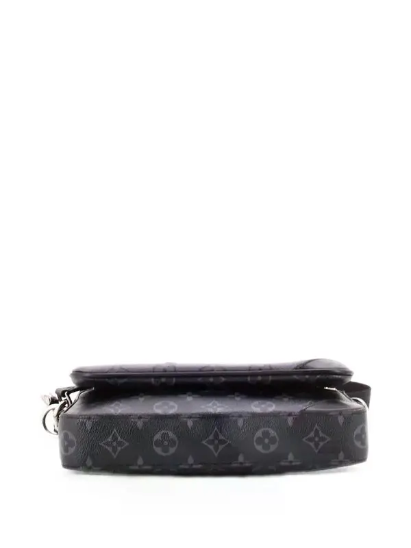 LOUIS VUITTON Trio Messenger Bag Reverse Monogram Eclipse Canvas Crossbody Bag