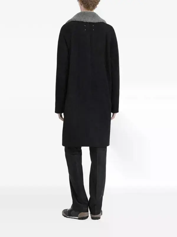 MAISON MARGIELA Shearling-collar Coat