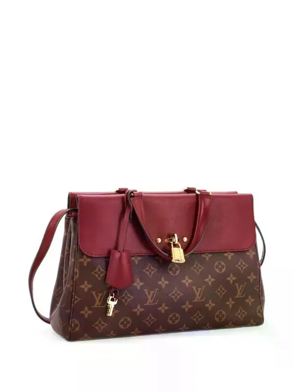 LOUIS VUITTON Venus Handbag Monogram Canvas And Leather Satchel - Brown
