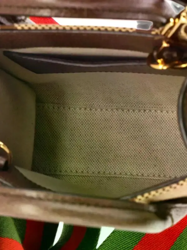 Gucci Vertical Tote Jumbo Gg Canvas Mini Crossbody Bag