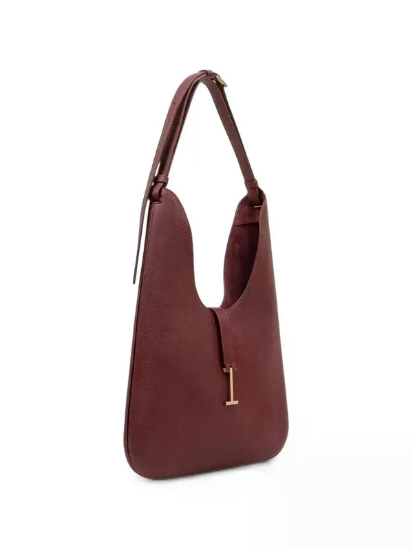 TOM FORD Medium Kara T-bar Pebbled Leather Tote Bag