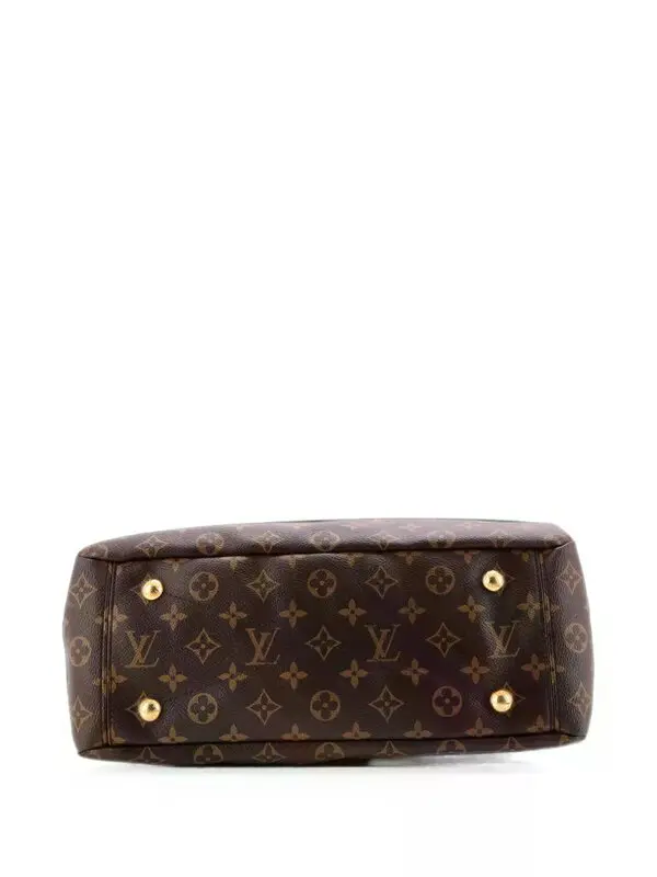 LOUIS VUITTON Pallas Tote Monogram Canvas With Leather Shoulder Bag
