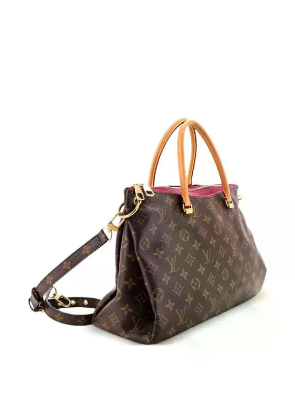 LOUIS VUITTON Monogram Pallas Tote - Purple