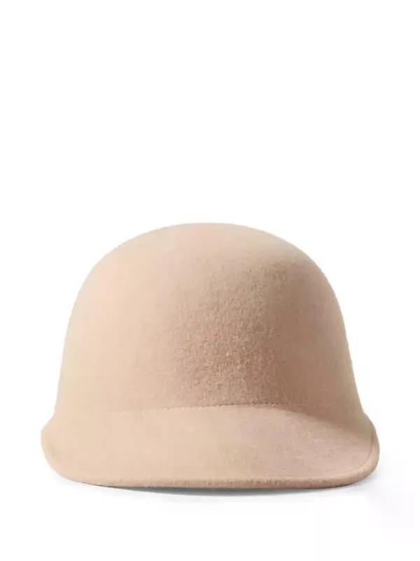 Claudie Pierlot Camel Wool Felt Cap