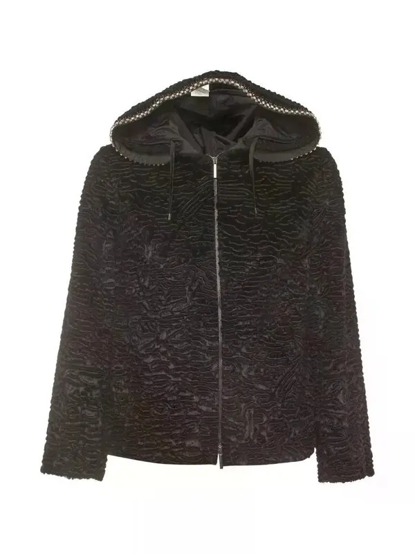 Max Mara Hooded Jacket - Black