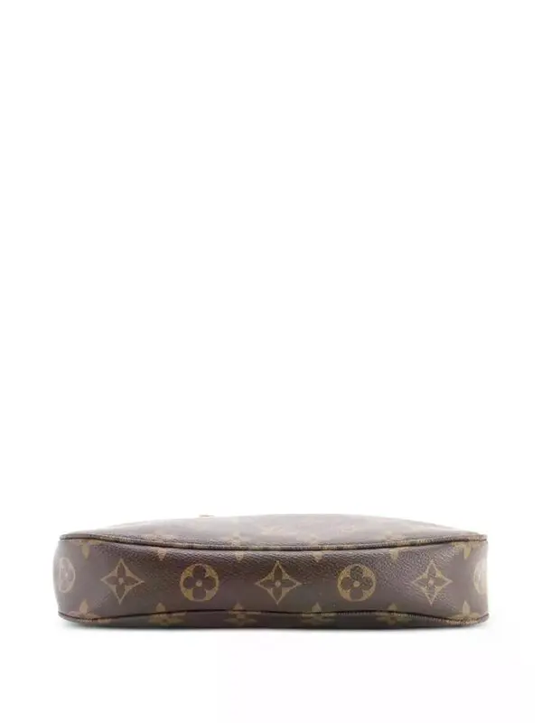 LOUIS VUITTON Monogram Canvas Pochette Accessoires Nm Clutch Bag - Brown