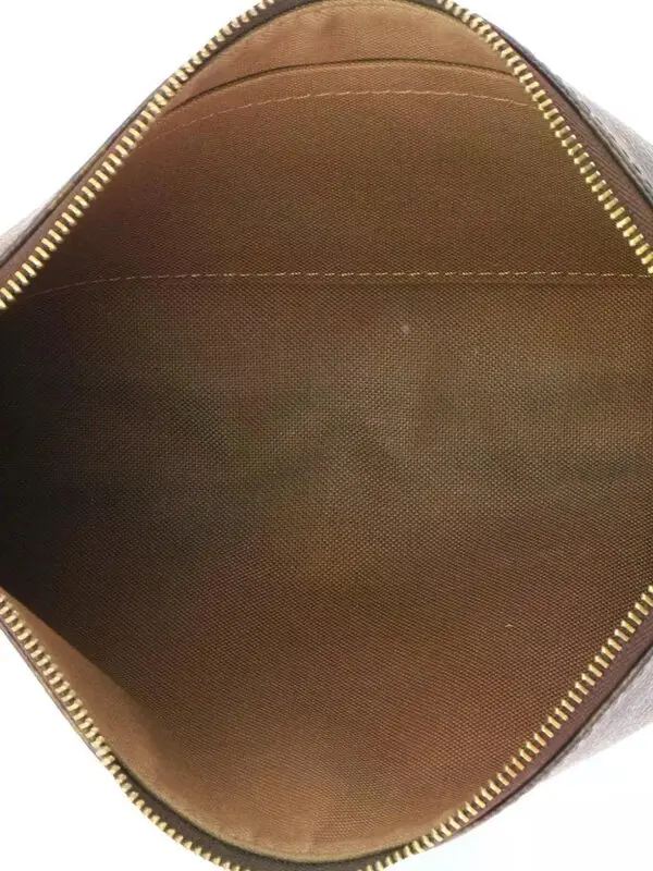LOUIS VUITTON Monogram Canvas Pochette Accessoires Nm Clutch Bag - Brown