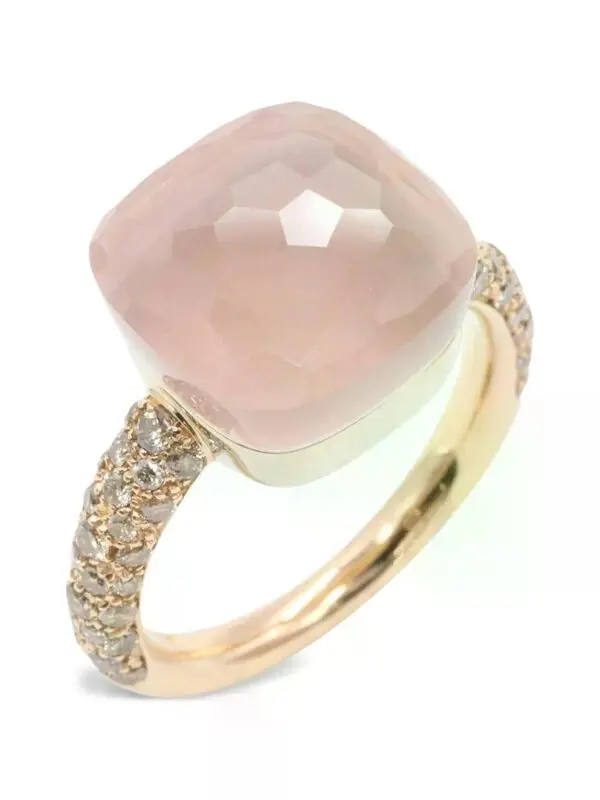 Pomellato Vintage Maxi Diamond Ring - Pink