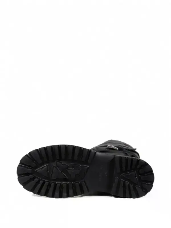 BOHEMSEO Folded Belted Zip-fastening Boots