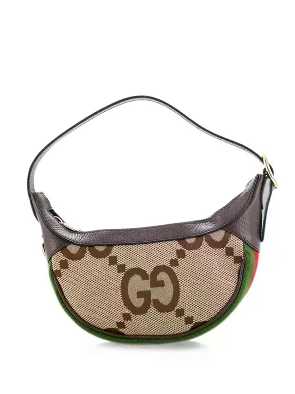 Gucci Jumbo Gg Canvas Mini Hobo Bag
