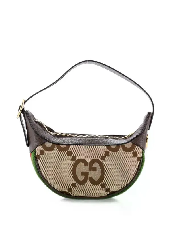 Gucci Jumbo Gg Canvas Mini Hobo Bag