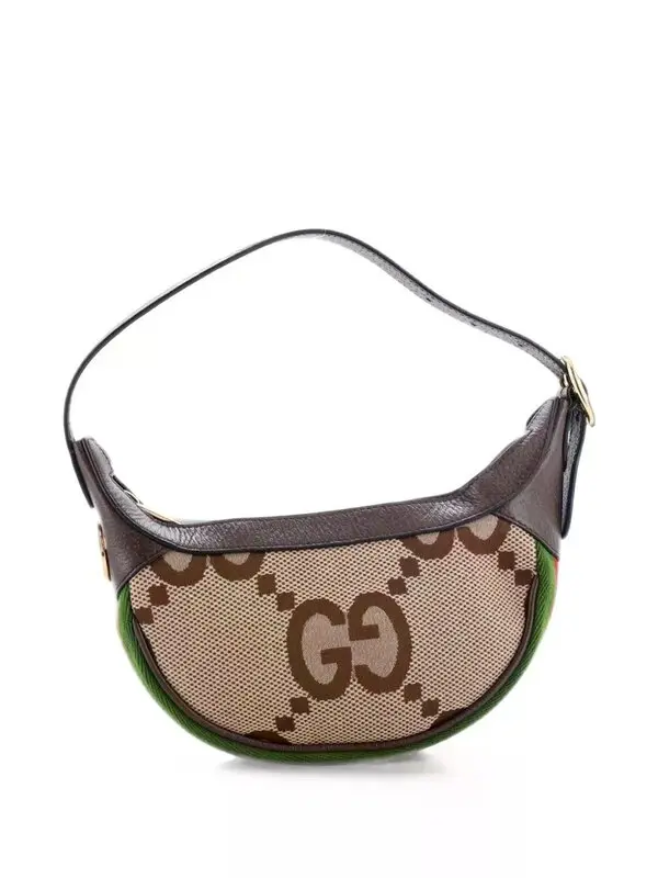 Gucci Jumbo Gg Canvas Mini Hobo Bag