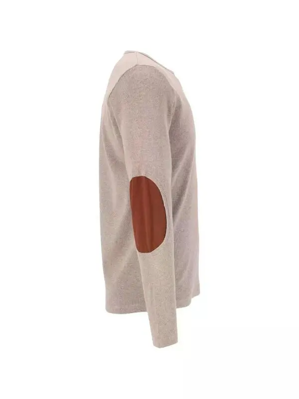 MAISON MARGIELA Elbow-patch Ribbed-knit Sweater
