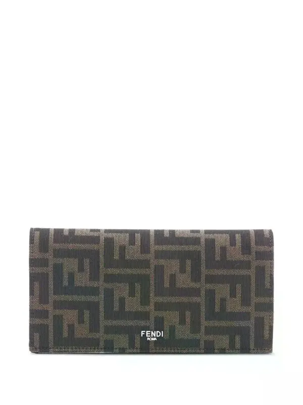 Fendi Ff Zucca Bi-fold Wallet - Brown