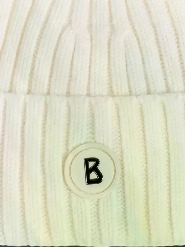 Bogner Bony-1 Ribbed-knit Logo-patch Beanie Hat