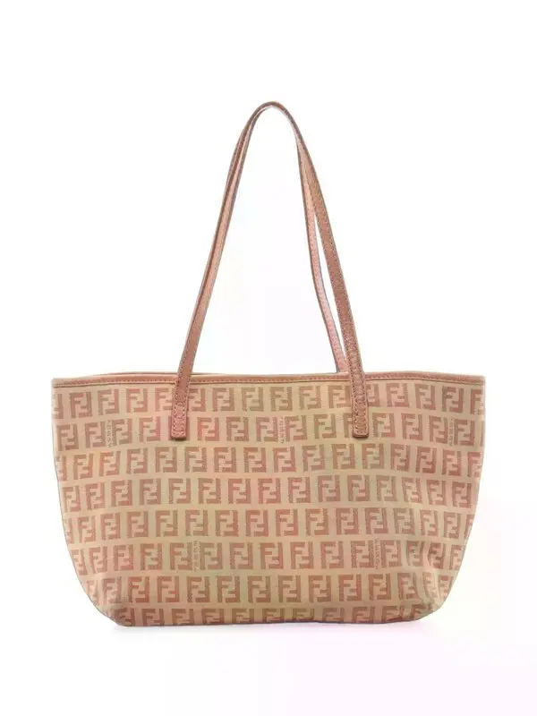 Fendi Zucchino Tote Bag - Neutrals