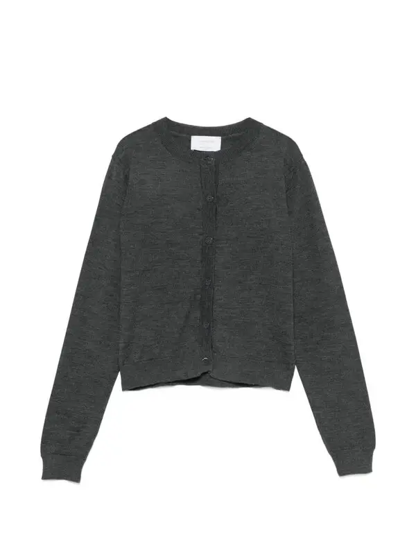 DANIELE FIESOLI Button-up Crew-neck Cardigan - Grey