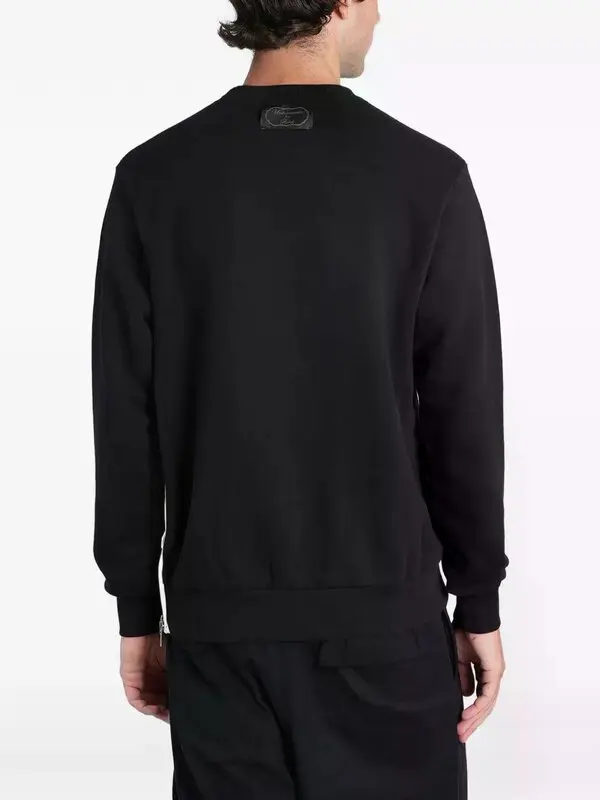 Undercover Slogan-print Zip-detail Sweater