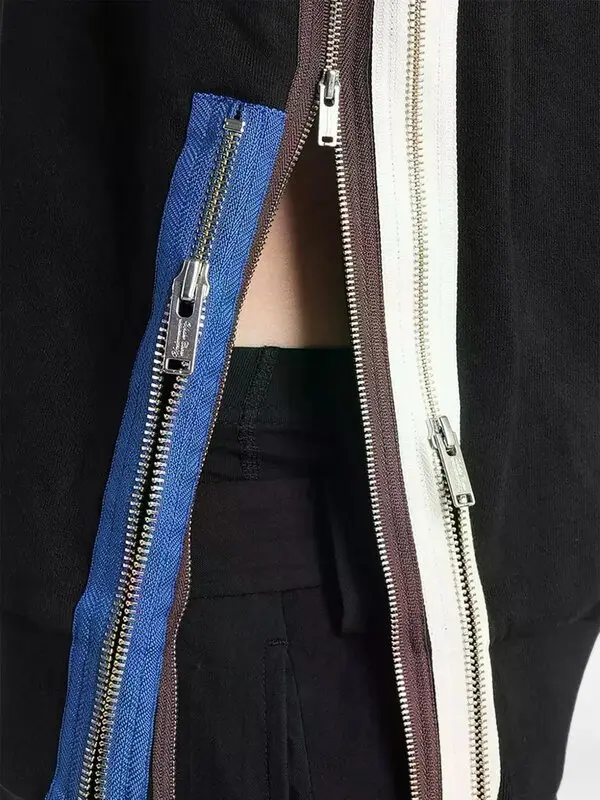 Undercover Slogan-print Zip-detail Sweater