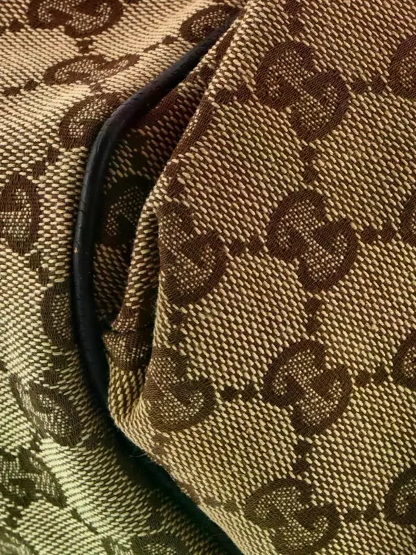 Gucci Gg Canvas Web Handle Medium Tote Bag