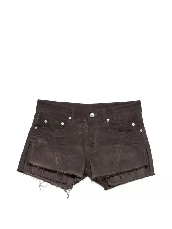 Rick Owens Raw-cut Panelled Shorts