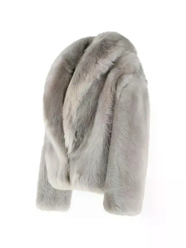 SALVATORE SANTORO Wide-lapel Shearling Jacket