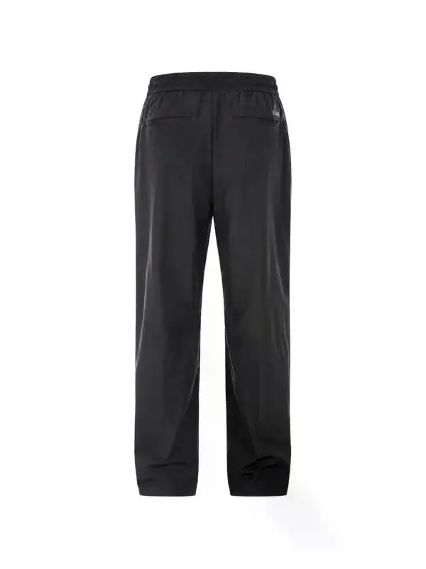 Armani Exchange Elasticated-waistband Trousers - Black