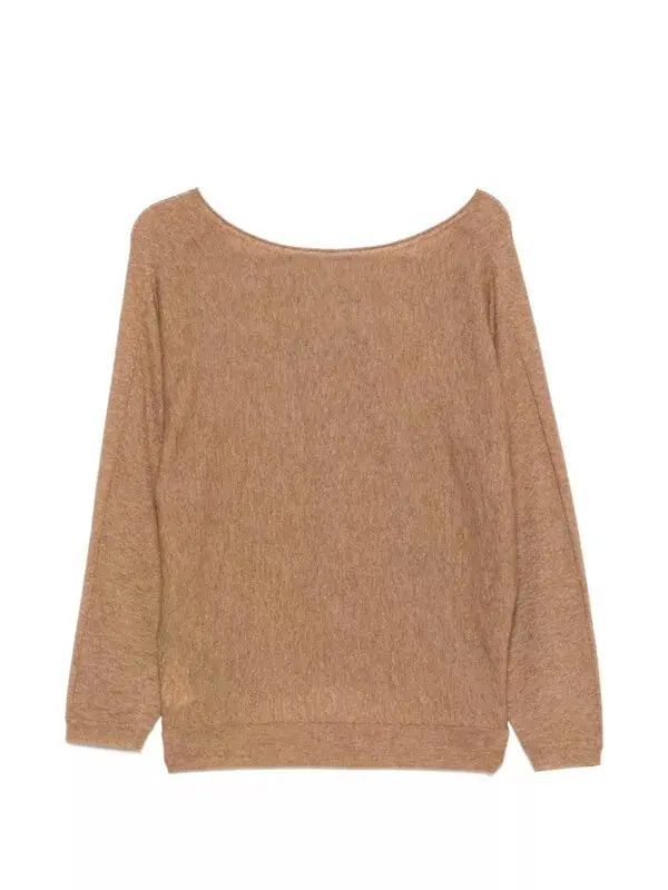 MAISON123 Metallic-effect V-neck Sweater