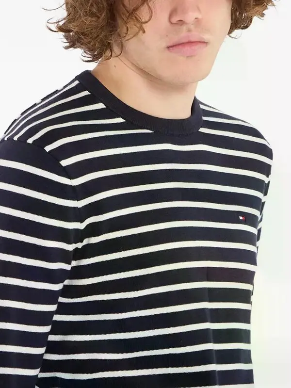 Tommy Hilfiger Striped Crew-neck Sweater