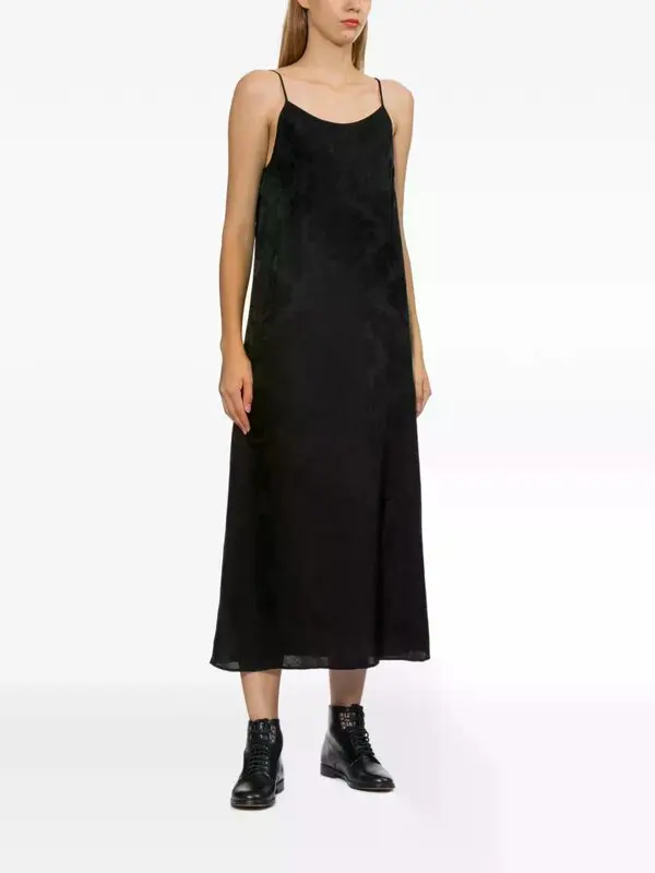 UMA WANG Velvet-effect Panelled Dress