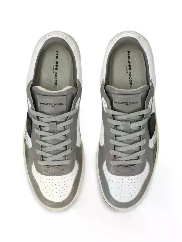 Philippe Model Leather Panelled Sneakers