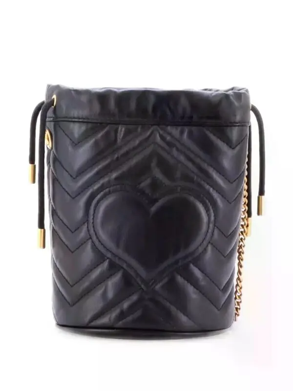 Gucci Gg Marmont Matelasse Leather Mini Bucket Bag