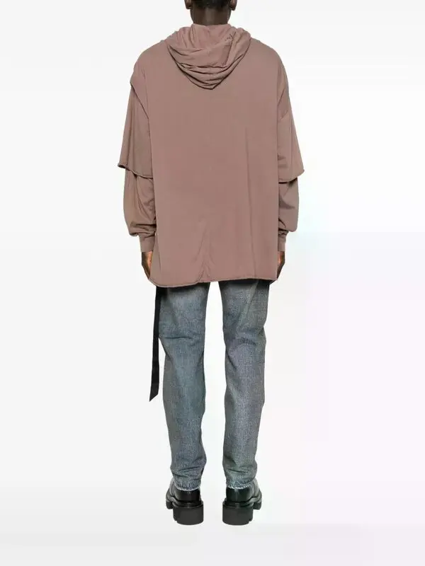 Rick Owens Tommy Hustler Double-layer Hoodie